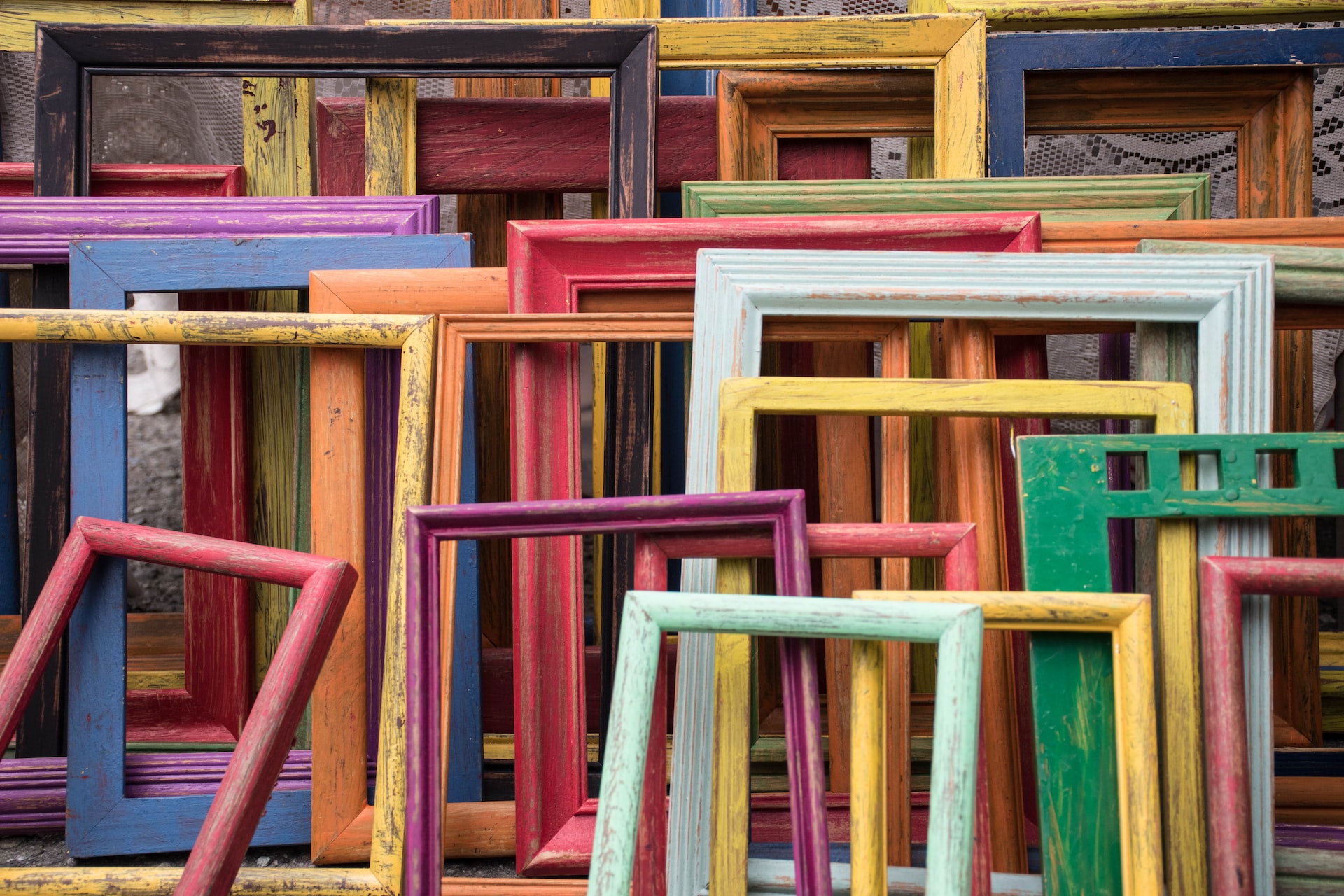 Frames for artwork store